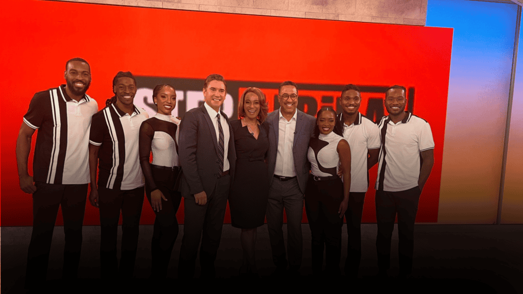 The Company steps into the NBC4 Studio | Step Afrika!